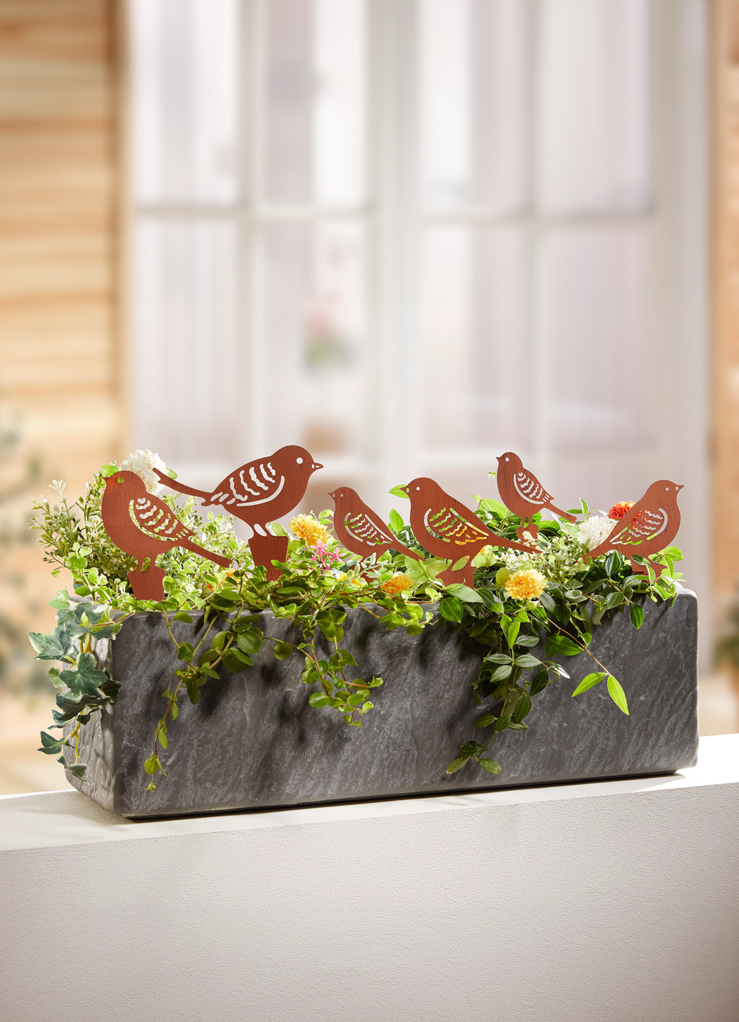 Gartenstecker «Vögel», 6-teilig - ROST - 000 | Brigitte St. Gallen